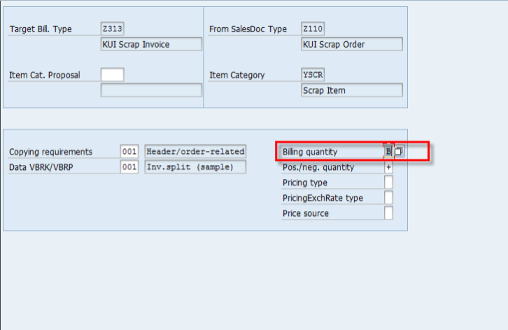 Billed Quantity Based on Delivery Quantity for Order Related Billing ...