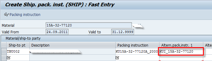 Packing Instructions & Determination – Only Ordinary Notes