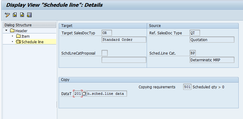 Copy Control in Sales Document – Only Ordinary Notes