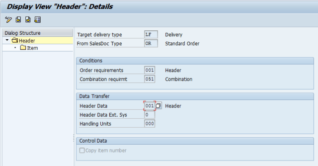 Copy Control in Sales Document – Only Ordinary Notes
