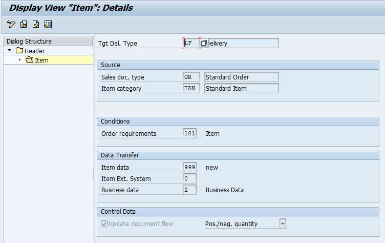 Copy Control in Sales Document – Only Ordinary Notes