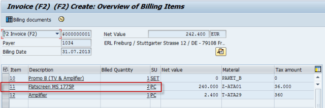 Cummulative Batch Qty in Billing – Only Ordinary Notes